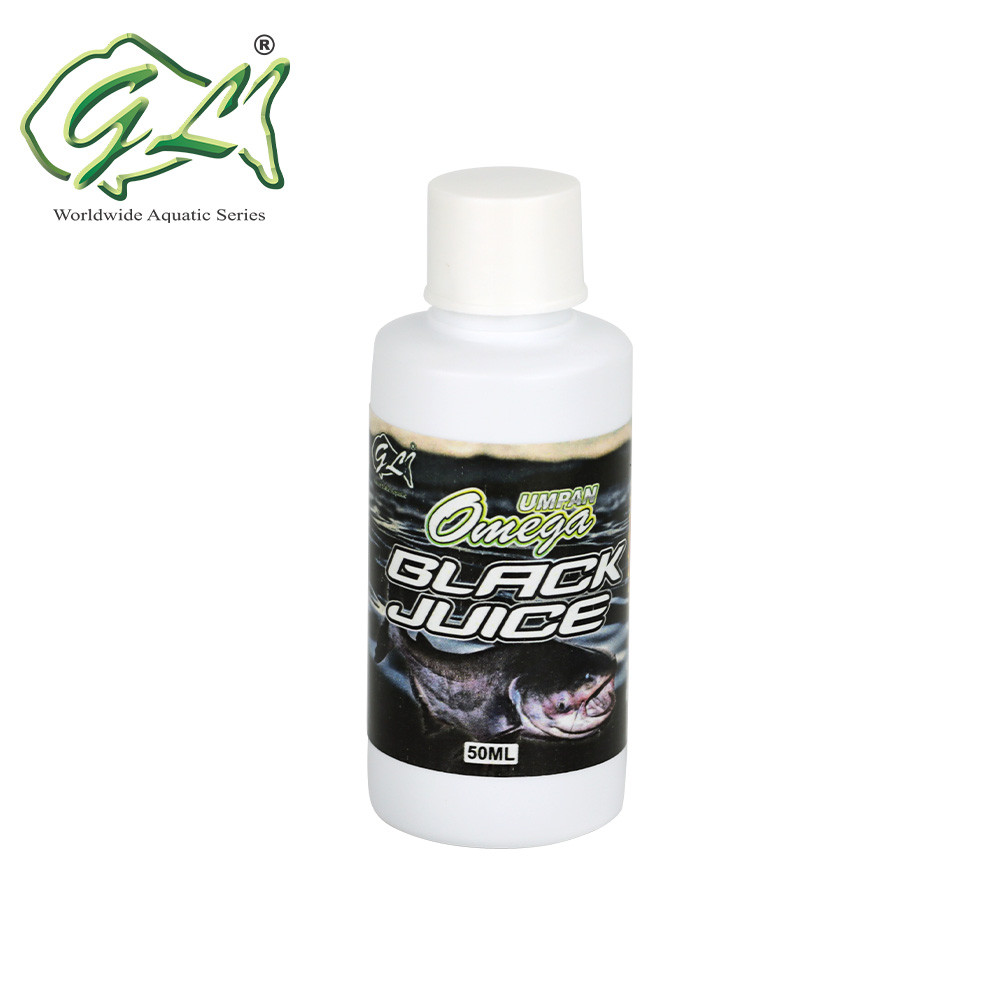 (50-100ml) GL Omega Black Juice Fish Food Flavour Highly Umpan Kolam ...