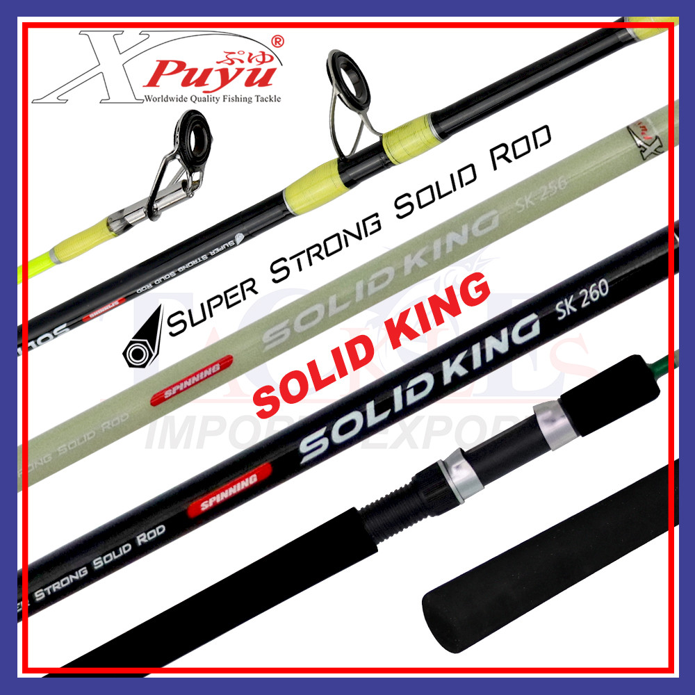 3'6-7'0kaki Xpuyu Rod Solid King Joran Pancing Spinning Fishing Rod ...