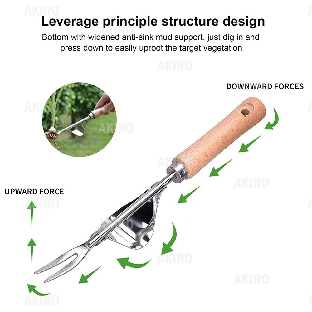 AKIRO Garden Hand Tool Grass Weeding Puller Weed Root Seedling ...