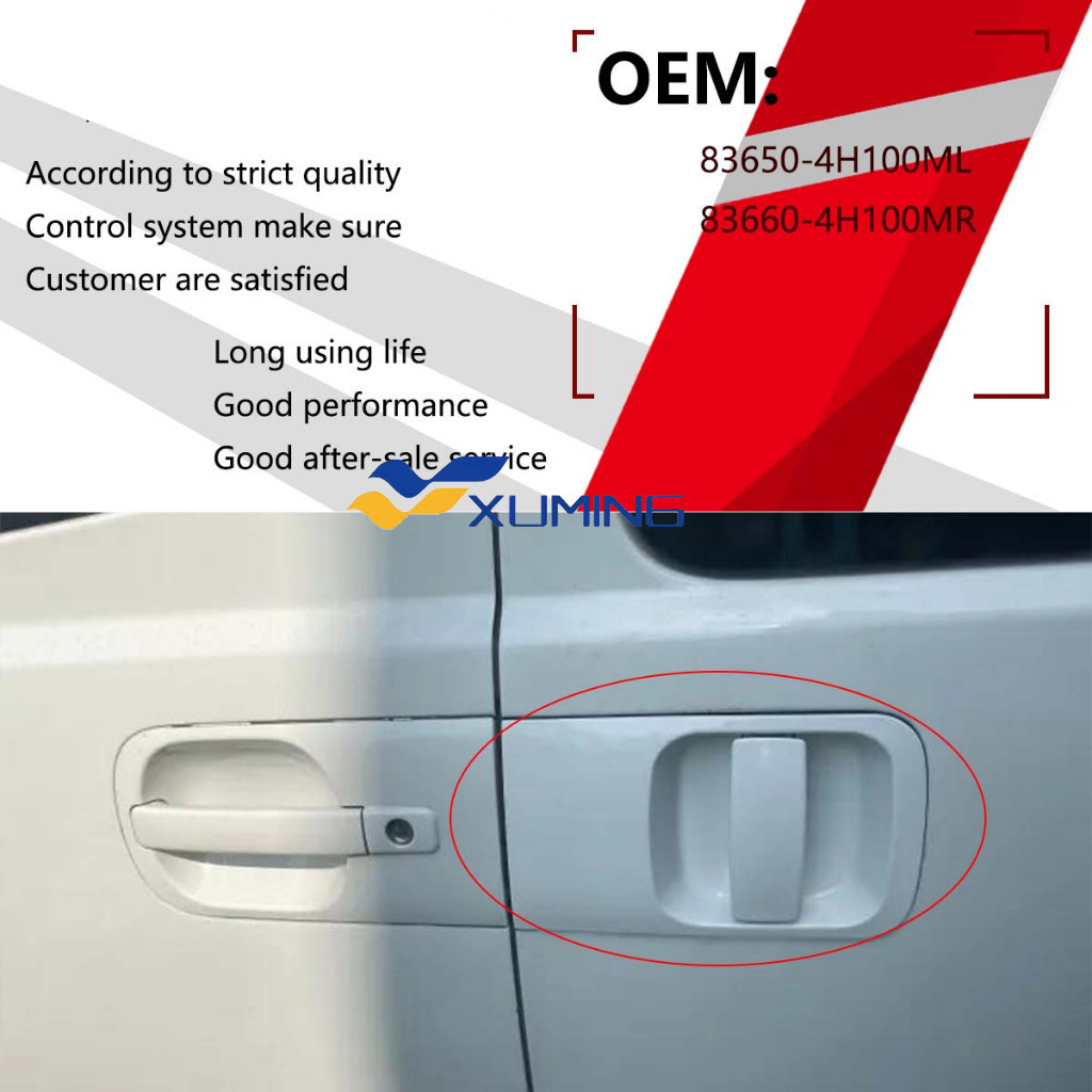 H--hyundai H1 2007-2018 Grand Starex Sliding Door Outer Handle Grey and ...