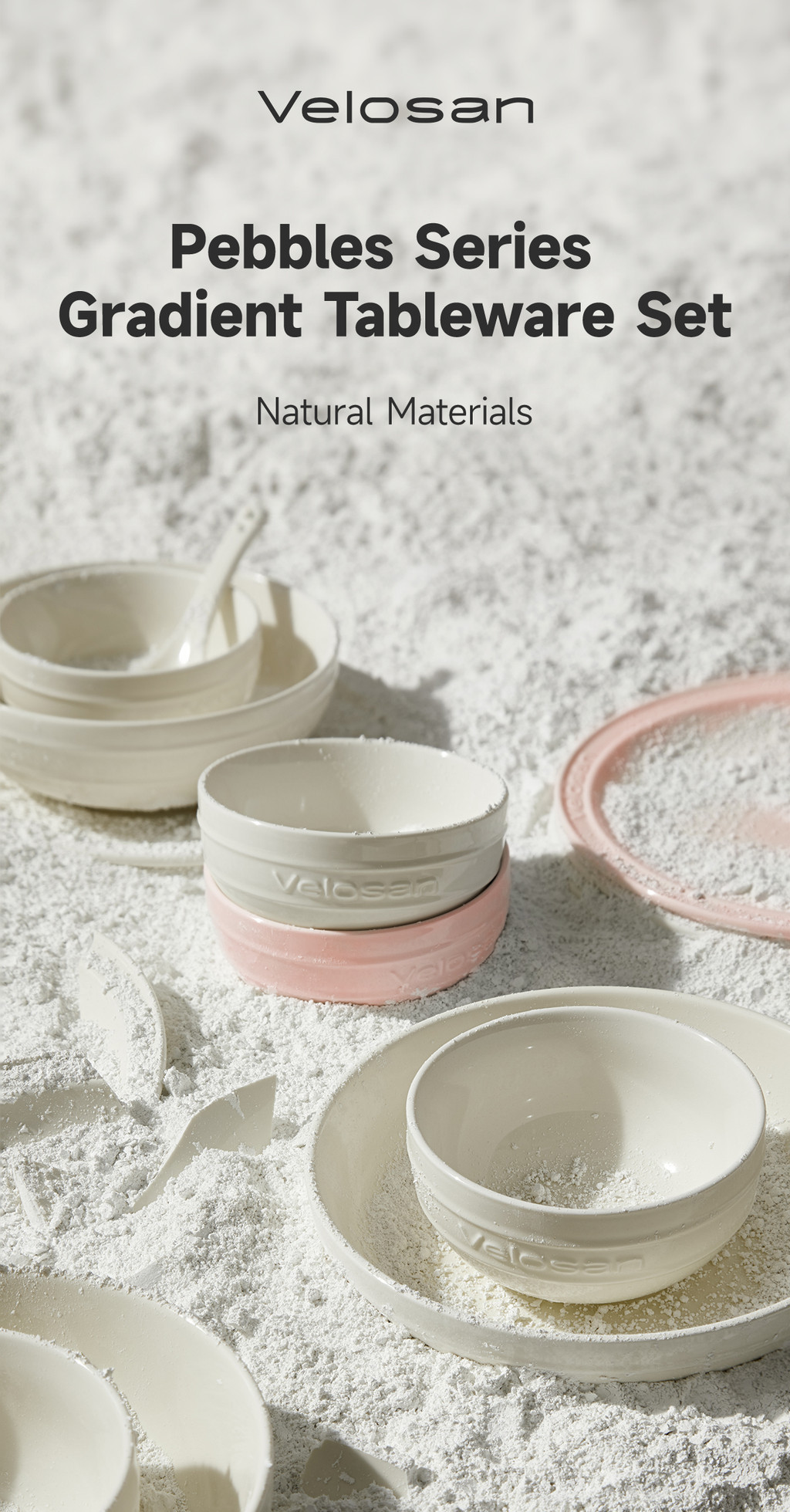 [LIMITED OFFER] Velosan Pebble Ceramics Tableware Set (18pcs) | Heat ...