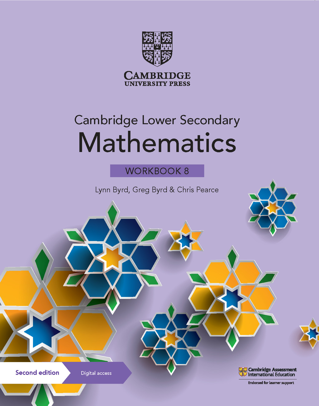 9 Cambridge Lower Secondary Mathematics Workbook 8 + Answer Year 8 Math ...