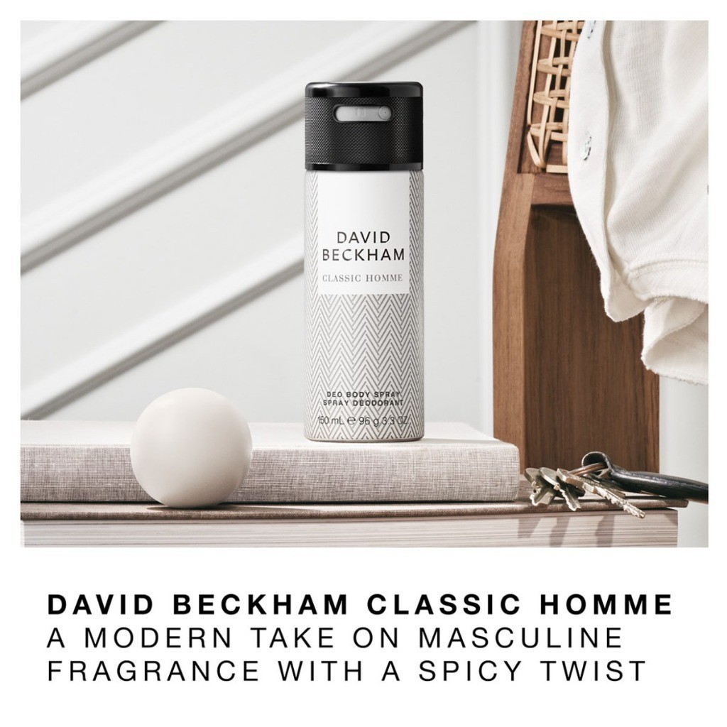 [FEB Exclusive] David Beckham Classic Homme EDT Gift Set (Woody Perfume ...