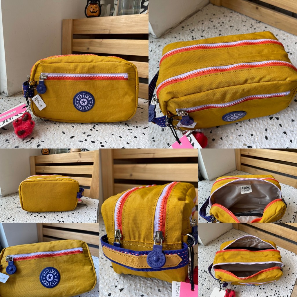 Kipling Women'S Makeup Bag AMLFI 3 Zipper Travel Storage Bag K13363 ...