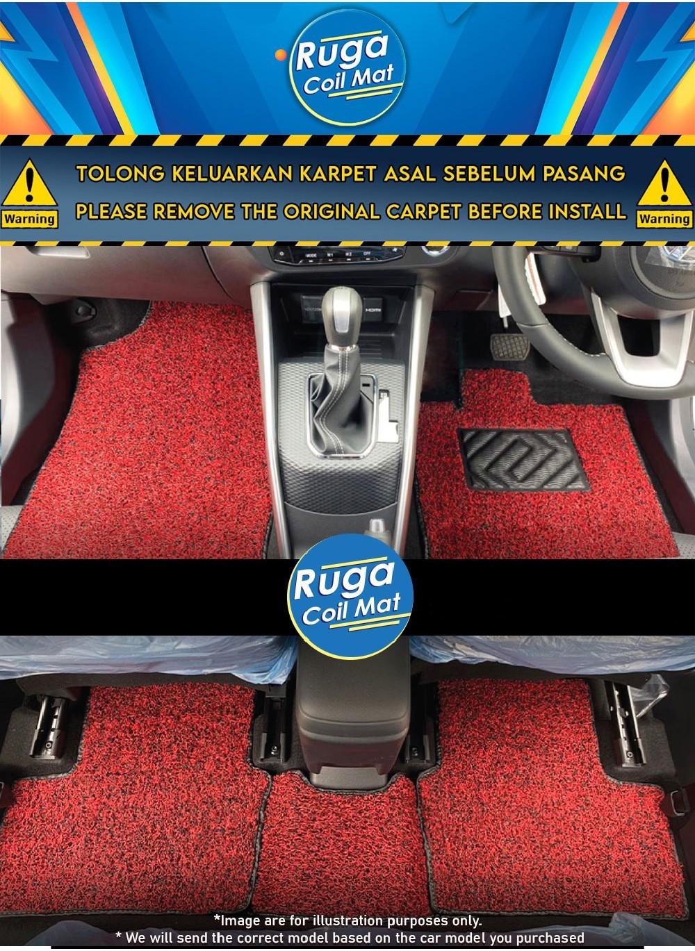 MERC CLA CLASS C118 (2019-2025) Car Coil Mat Koil Mat Karpet Kereta Pre ...