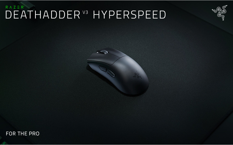RAZER Deathadder V3 Hyperspeed Ultra-Lightweight Wireless Gaming Mouse ...
