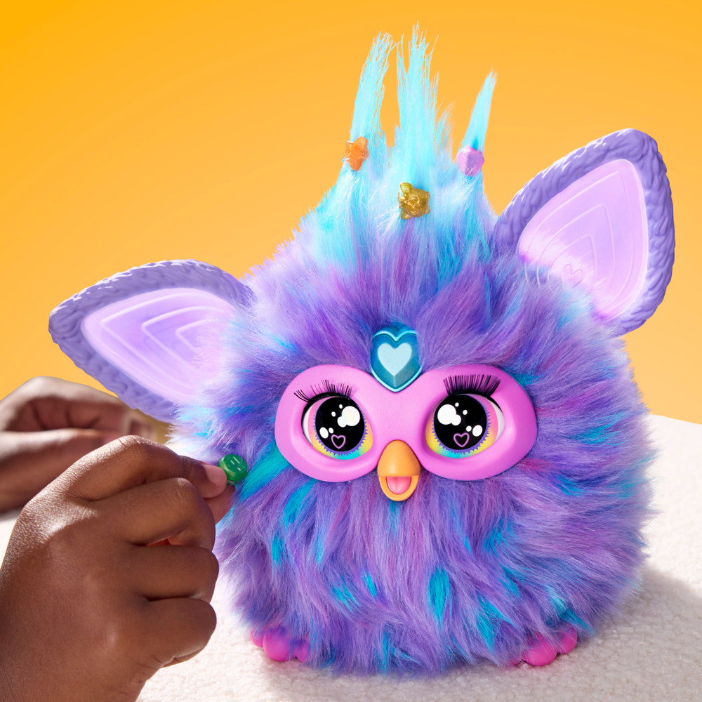 Furby Purple, 15 Fashion Accessories, Interactive Plush Toys for Kids ...