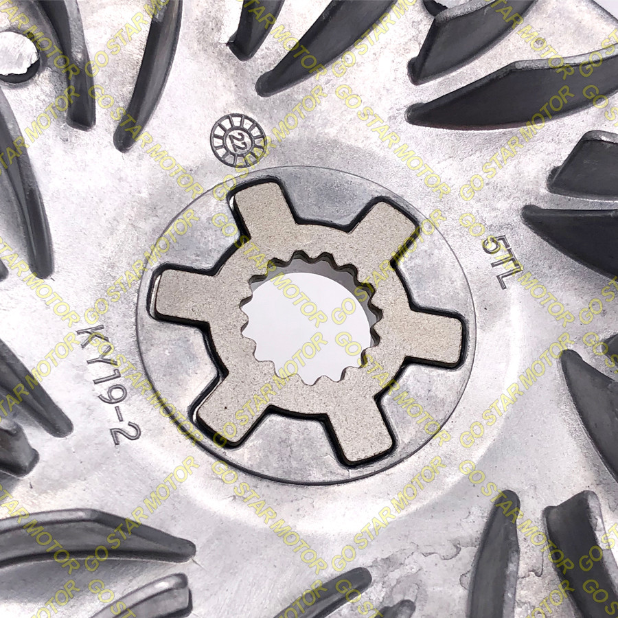 YAMAHA EGO EGOS NOUVO NOUVOS Front Pulley Set With Roller Fan Complete Set Auto Clutch Set Depan ...