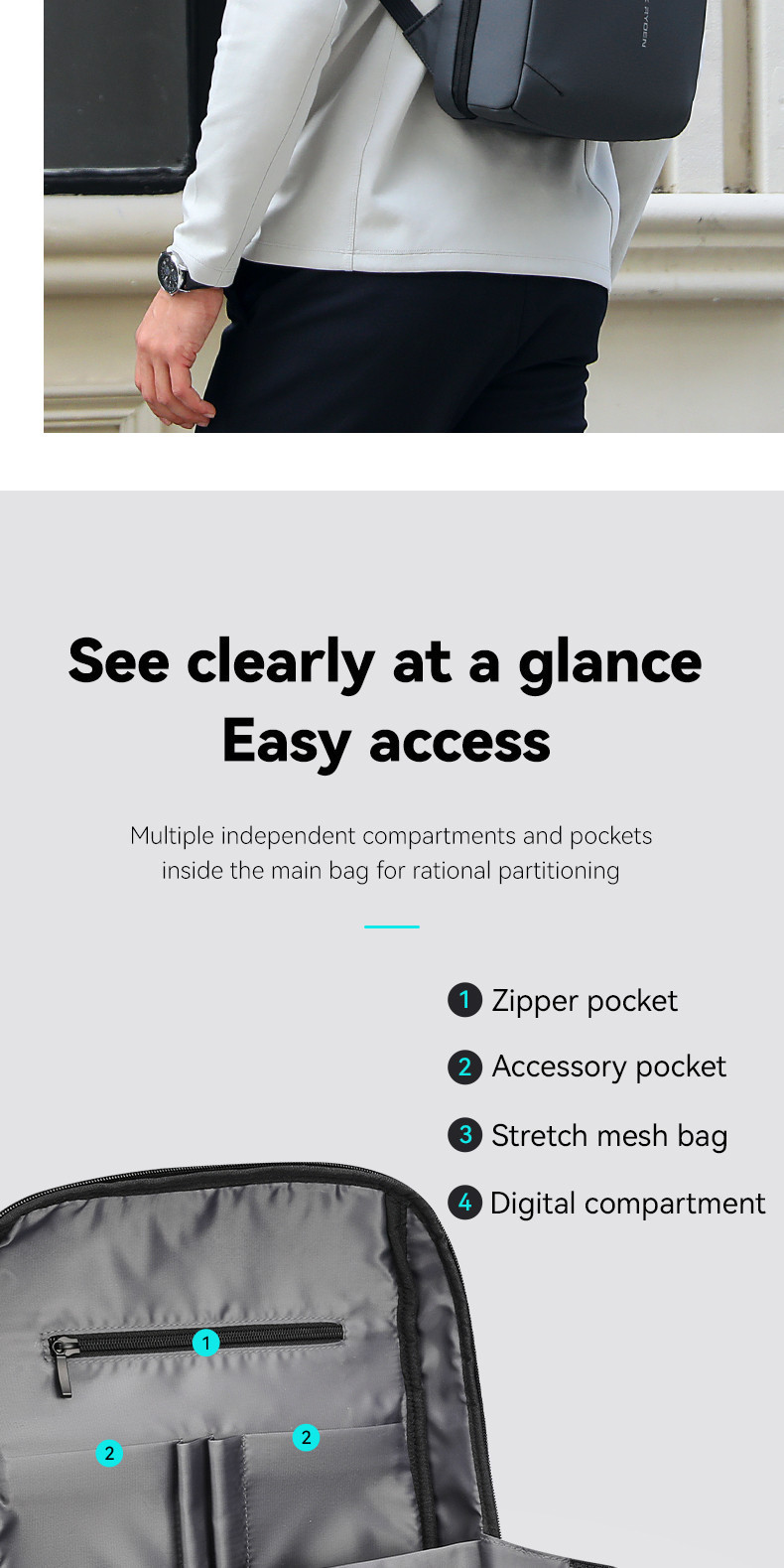 MARK RYDEN Laptop Backpack | Shopee Malaysia