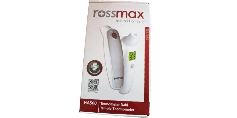 Rossmax Monitoring Temple Thermometer HA500 (5 Year Warranty) | Shopee ...