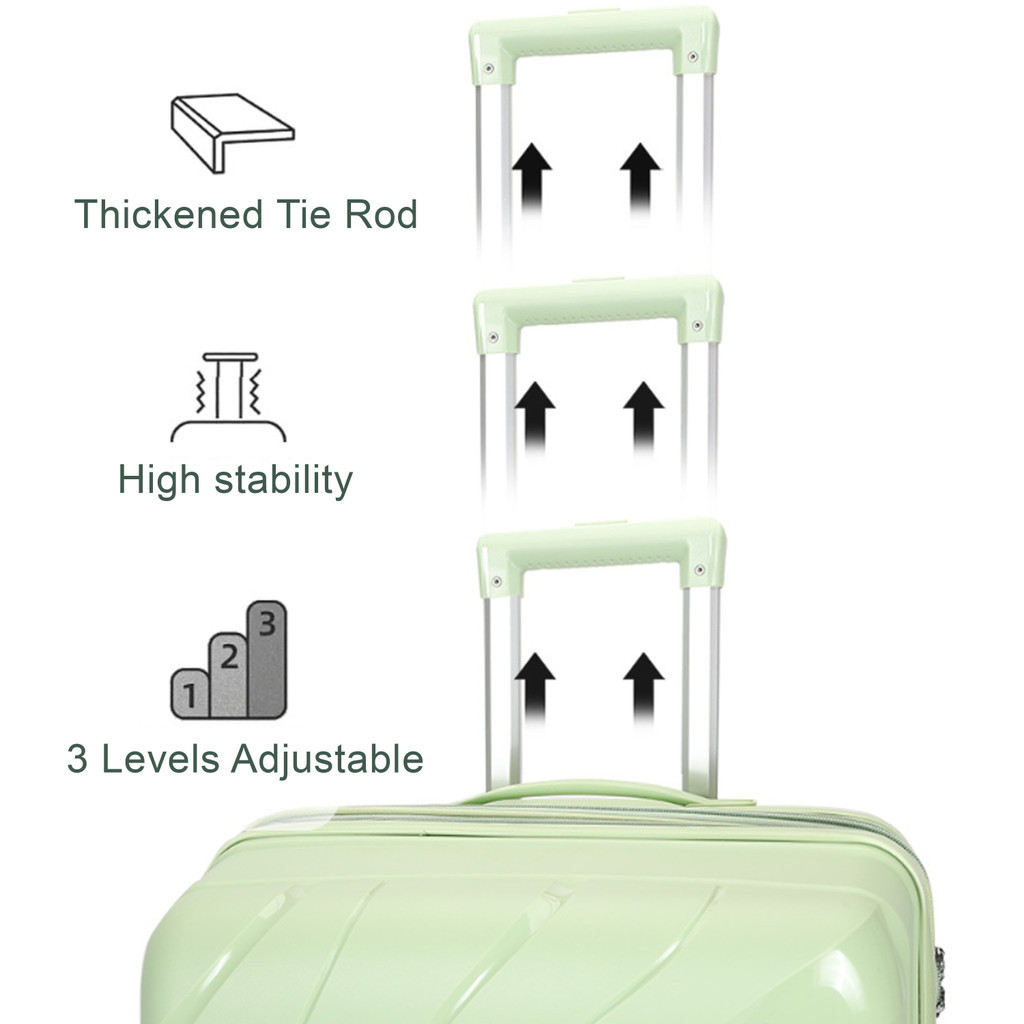 Wave Texture 100% PP Material Luggage 14“/20”/24“/28” Cabin/Cargo size ...