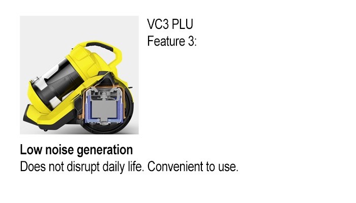 KARCHER VC3 PLUS / VC3PLUS MULTI CYCLONE VACUUM CLEANER C/W HEPA FILTER ...