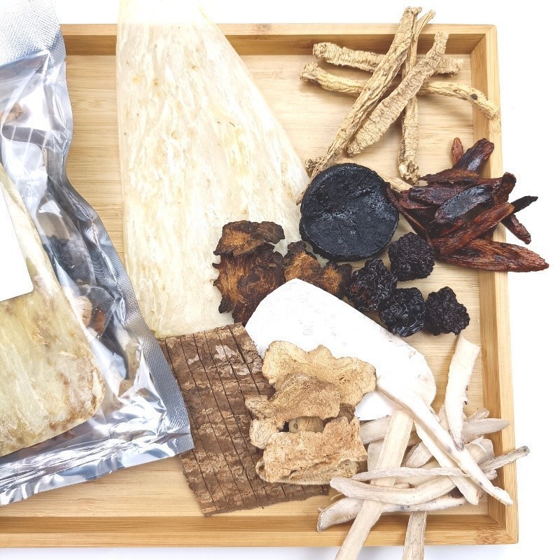 八珍加杜仲汤 Ba Zhen Decoction 八珍汤 八珍阿胶汤 月经 经期 调理 1-2 Person Du Zhong Eight ...