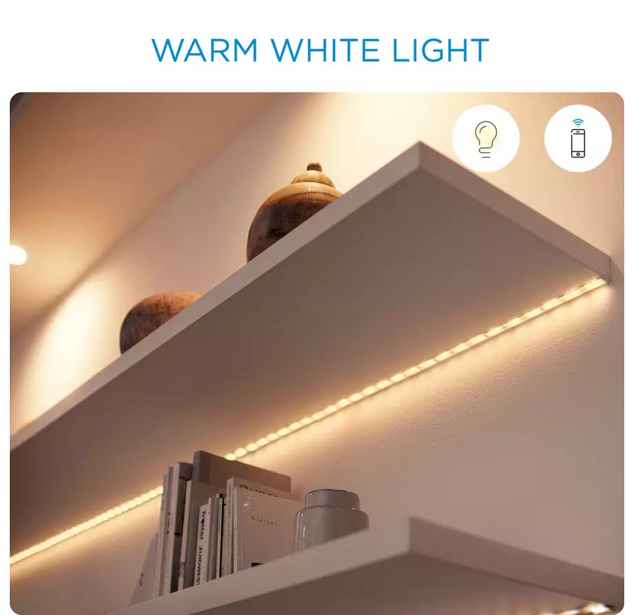 Philips Smart Lighting RGBW LED 4m Strip Kit Type-G (11W 2200K-6500K ...