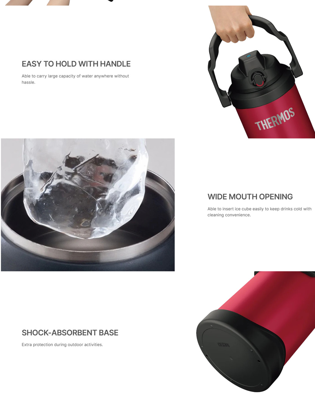 THERMOS 3.0L Vacuum Insulated Hydration Sports Jar [FJQ-3000] | Shopee Malaysia