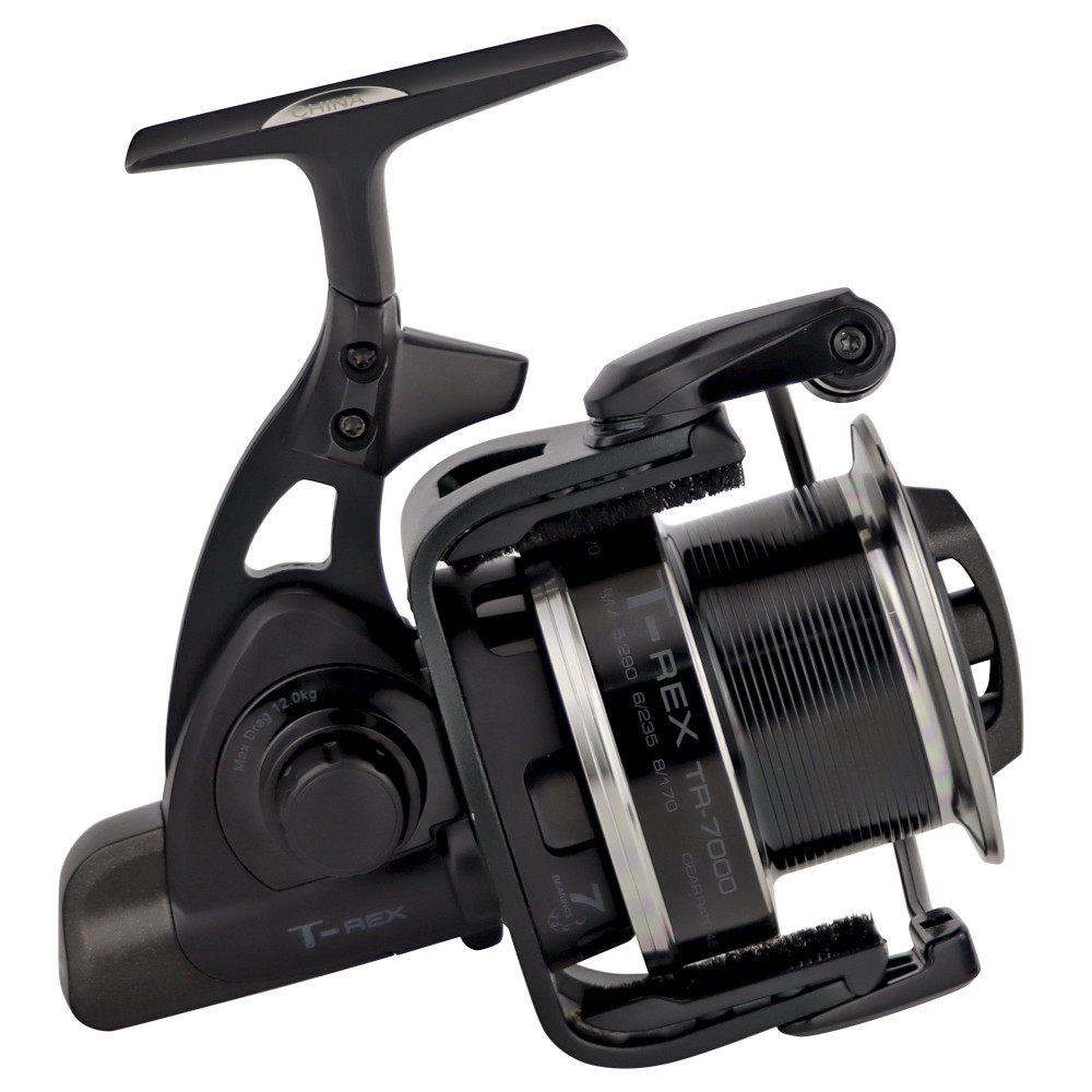Okuma T-Rex TR 7000 Mesin Pancing Carp Spinning | 12kg Max Drag | 6+1BB | TCE Tackles Spinning ...
