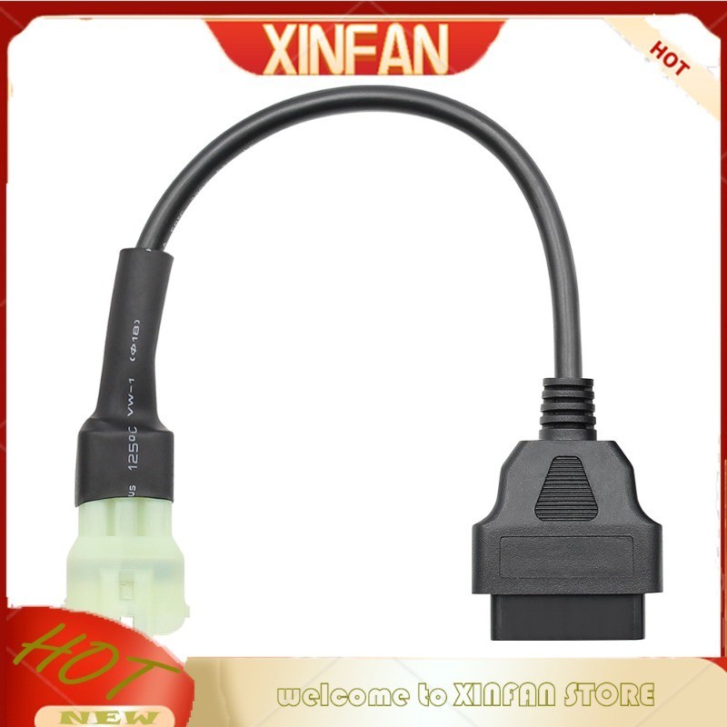 XINFAN For KTM Motorbike 6PIN Plug Cable6 Pin Connector 16 Pin to OBD2 ...