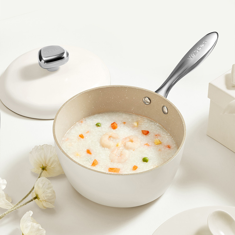Velosan Pebble Non-stick Sauce Pan (20CM) | Cast Aluminium Lid ...