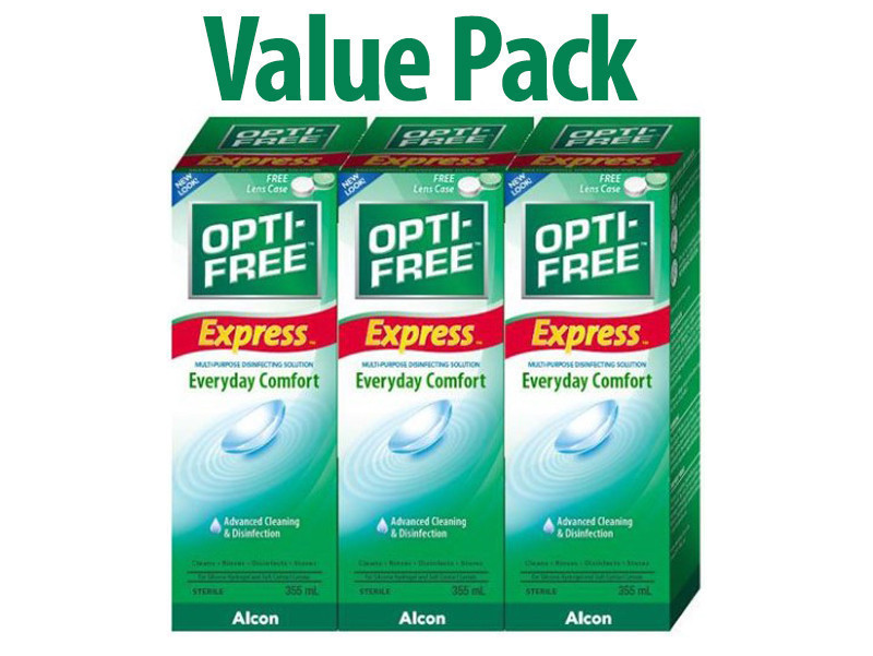OPTI FREE Express Multipurpose Disinfecting Solution Everyday Comfort ...