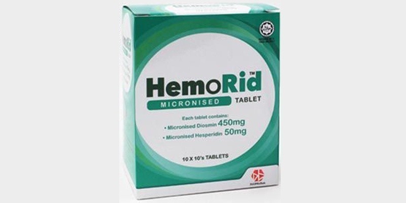 Hemorid Micronised Tablet for Hemorrhoid / Buasir (10 Tablets) | Shopee ...