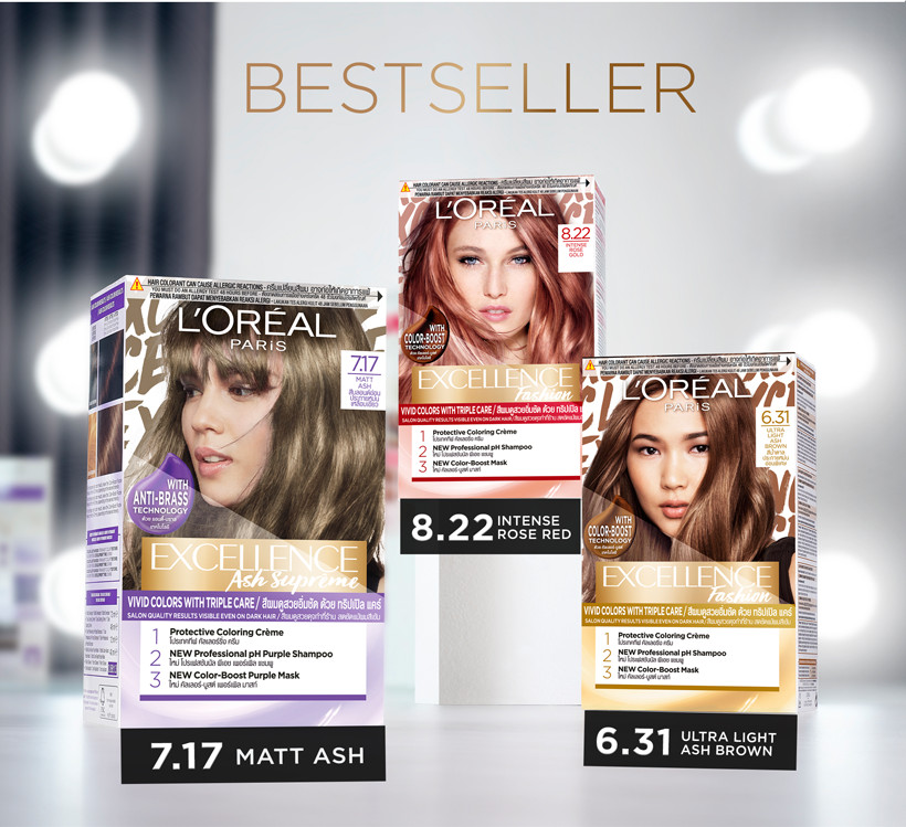L'Oreal Paris Excellence Fashion Hair Color - #6.60 Red, Water ...