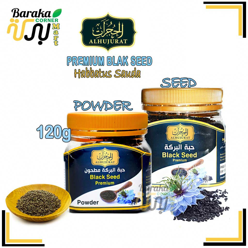 Al Hujurat Black Seed and Premium Powder Habbatussauda Biji & Serbuk ...