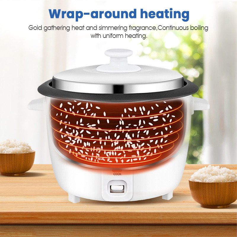 1.8L Rice Cooker Periuk Nasi Elektrik 1-6 People Non-stick Rice Cooker ...