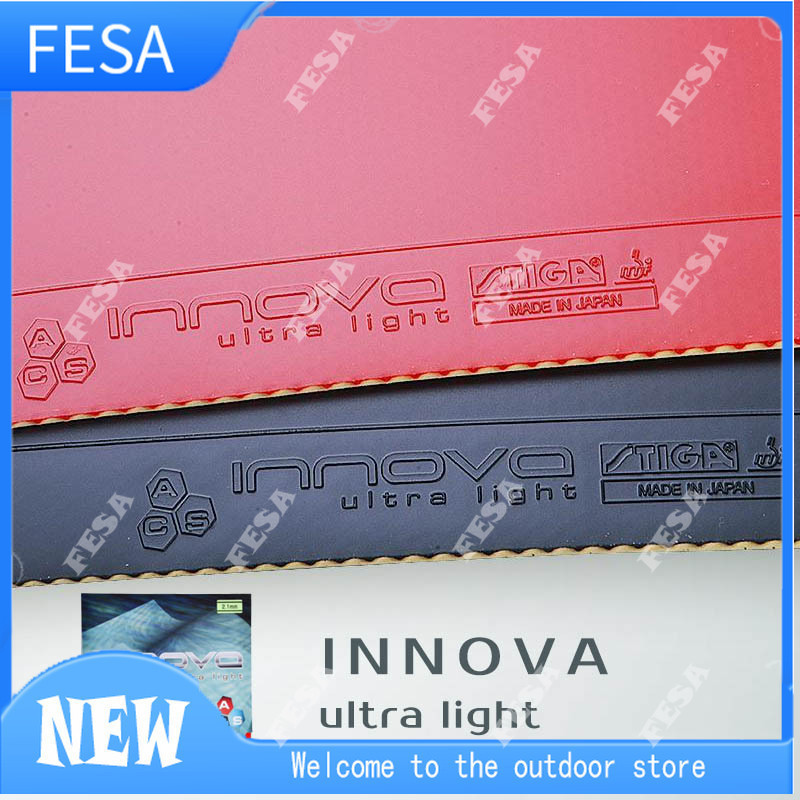 1 Stiga Innova Ultra Light Table Tennis Rubber with ACS Tech Soft Cake ...
