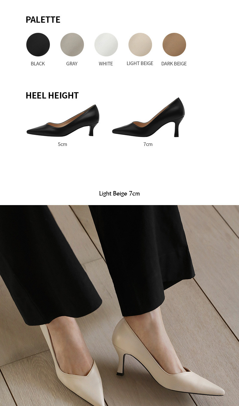 [SAPPUN] Loria Stiletto Pump Heels (5/7cm) | Shopee Malaysia