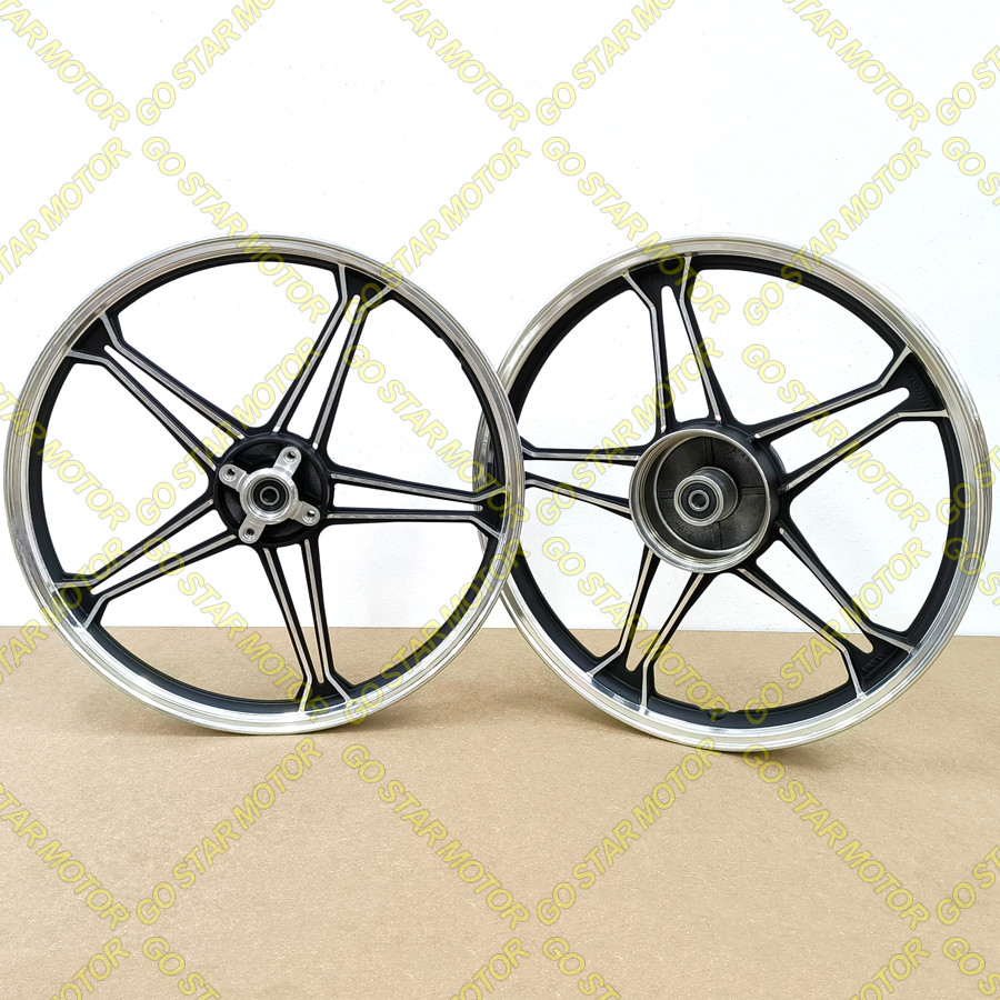 WAVE125 WAVE125S WAVE125X WAVE100R (Disc) Sport Rim 5 Leg Spoke 5 Kaki ...