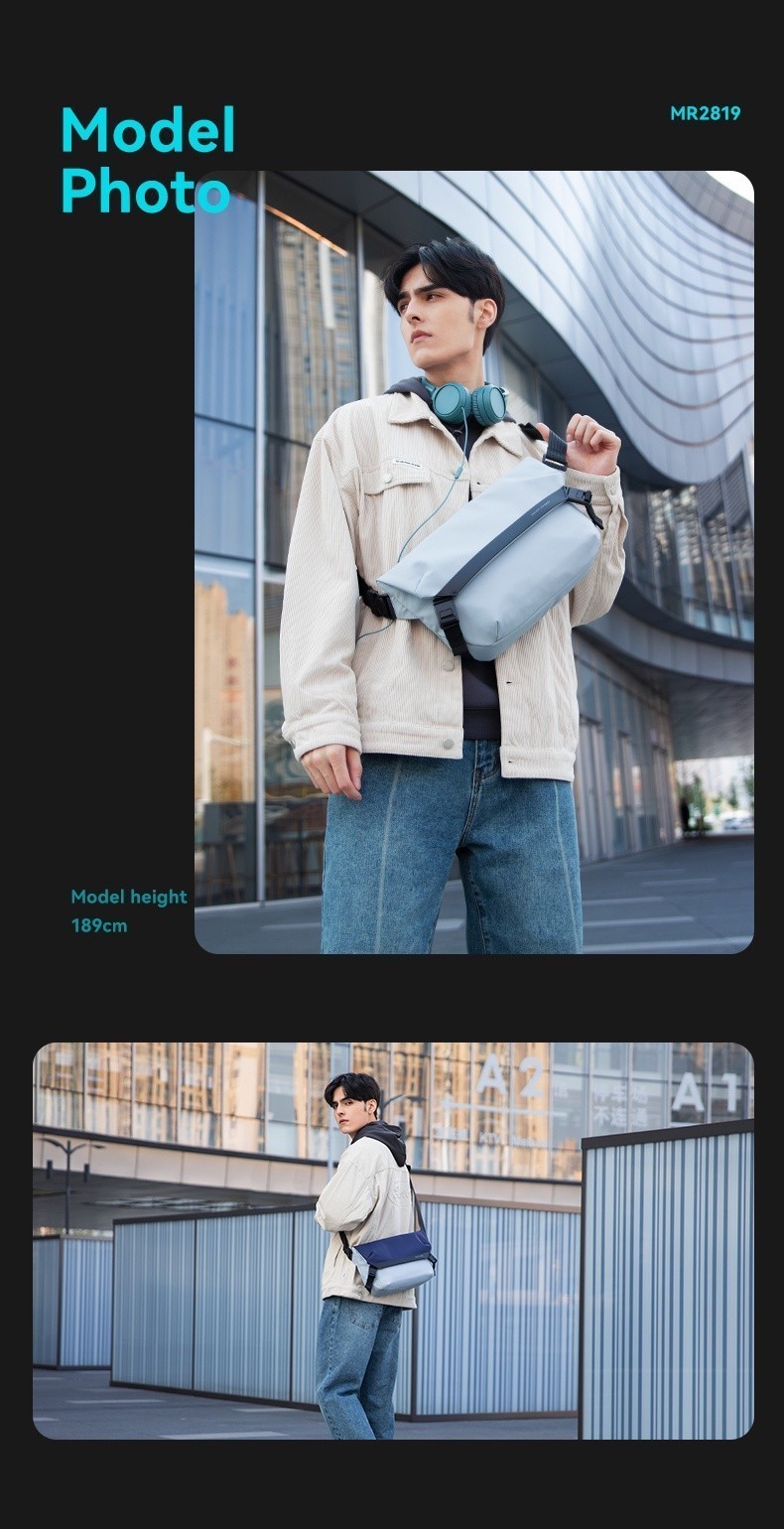 MARK RYDEN Sling Bag Men Beg Selendang Lelaki Splash Proof Shoulder Bag ...