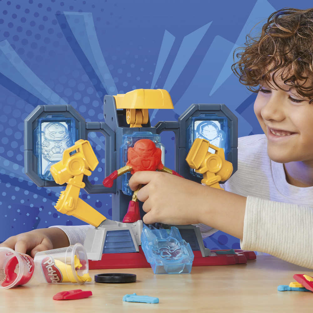 Play-Doh Marvel Hulk Smash & Squish Playset with Hulk Action Figure ...