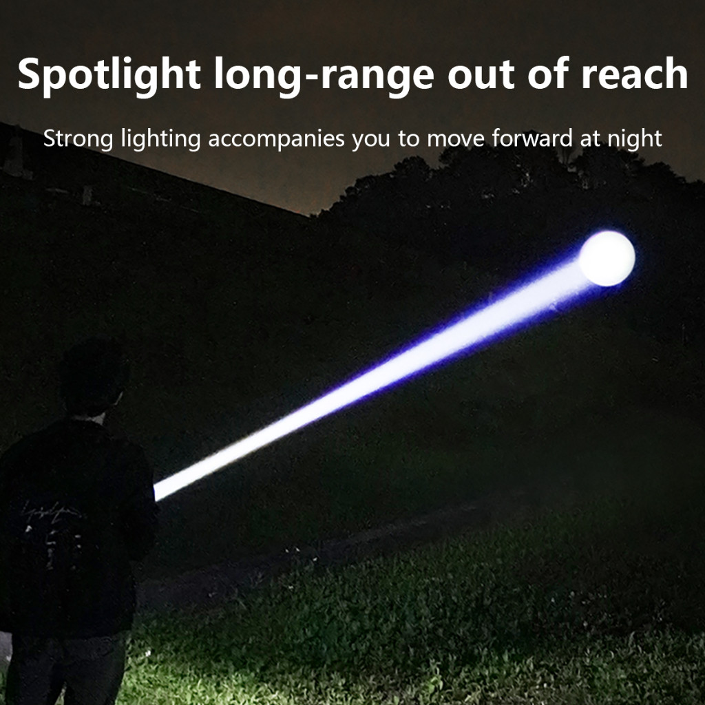 Smiling Shark SD0707 Super Bright Torch Light LED Flashlight Camping ...