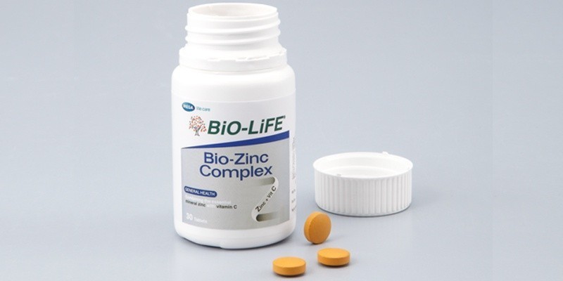 Bio-Life Bio-Zinc Complex / 含有锌和维生素C / Zink dan Vitamin C (30 Tablets ...
