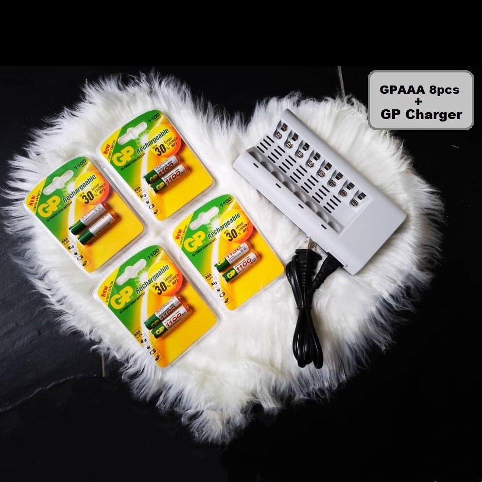 GPAA GPAAA Rechargeable Battery Universal Bateri Charger Pengecas Solar ...