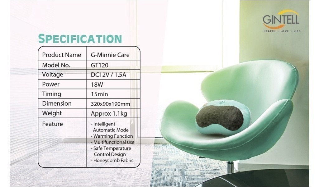 GINTELL G-Minnie Care Portable Wired Massager | Shopee Malaysia