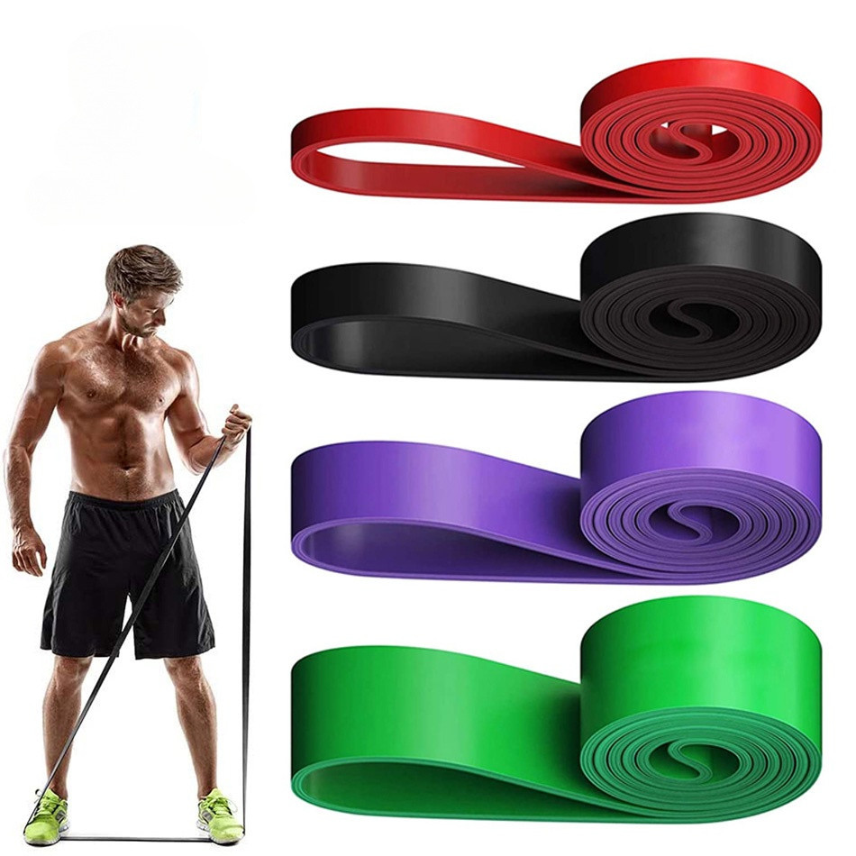 Natural Latex Resistance Bands – Elastic Workout & Yoga Bands for ...