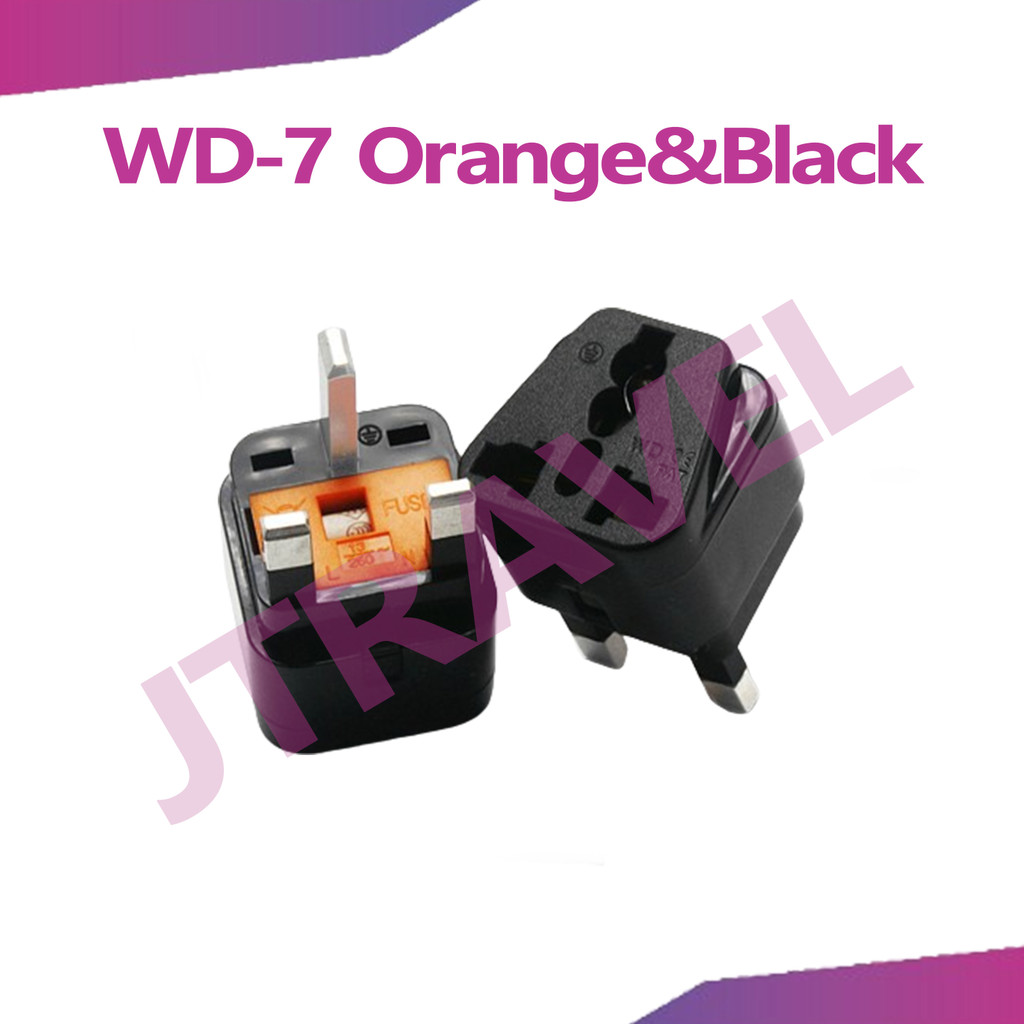 Jtravel Universal 3 Pin Plug Socket Travel Adaptor Adapter (US EU CHINA To Malaysia UK ...