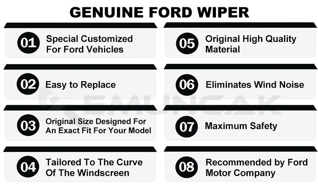 (100% Genuine) FORD RANGER T6 | Front Windshield Wiper Blade | Wiper ...