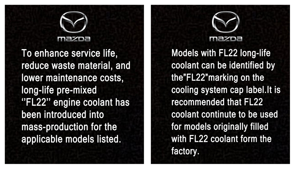 (100% Genuine) MAZDA Long Life Coolant FL22 Pre-Mixed 50% - Green Color ...