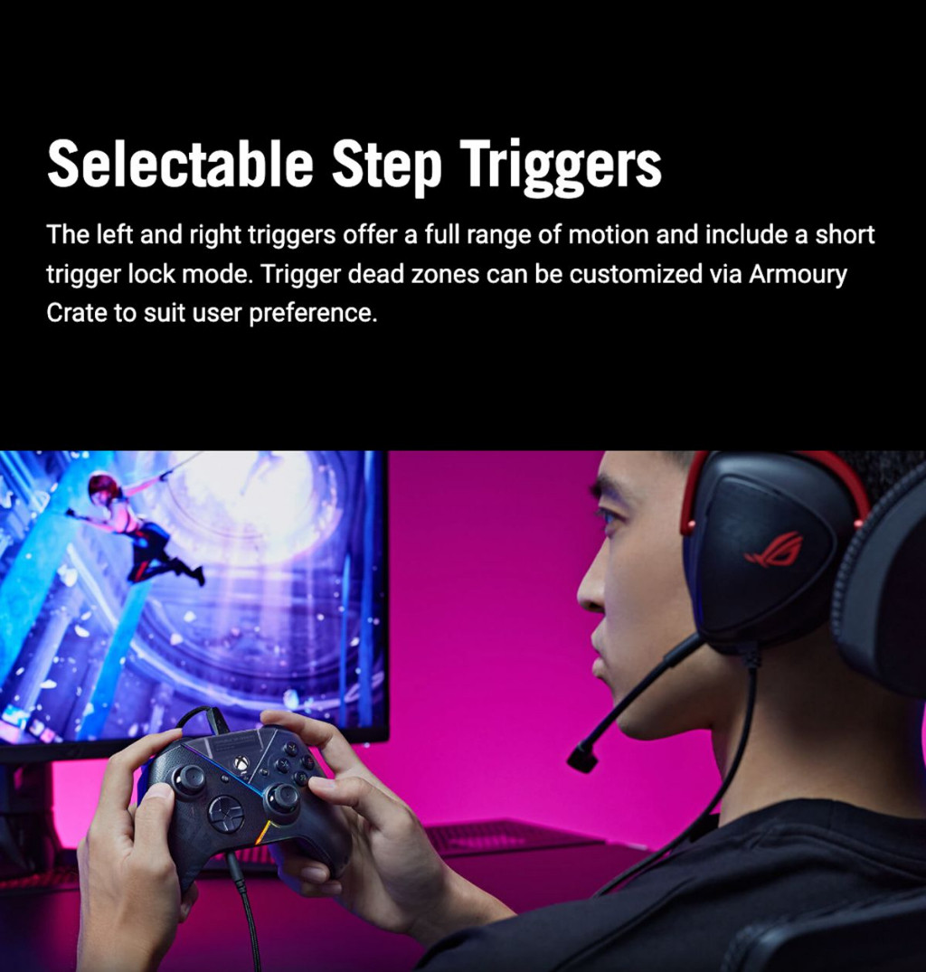 ASUS ROG Raikiri PRO Wireless Game Controller for Gaming PC ROG Ally ...