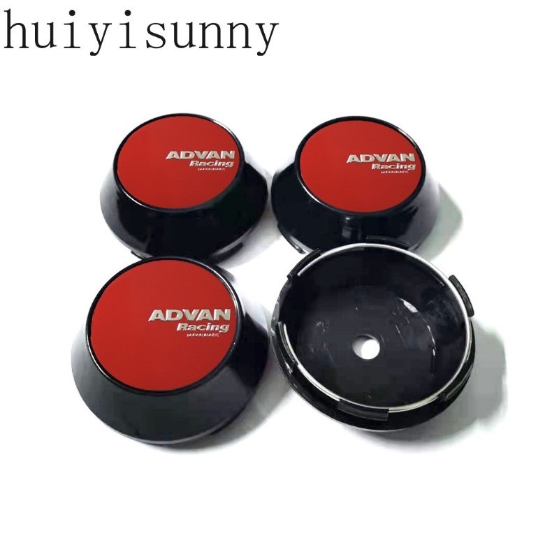 HYS 4pc 60/64/65/68/69MM ADVAN Racing Modified Wheel Center Cover Rim ...
