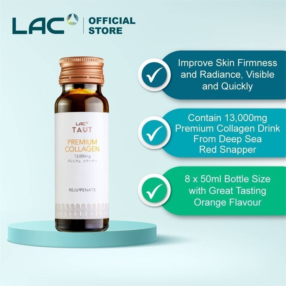 LAC Taut Premium Collagen Rejuvenate (50ml x 8 Bottles) [Exp Apr 2027 ...