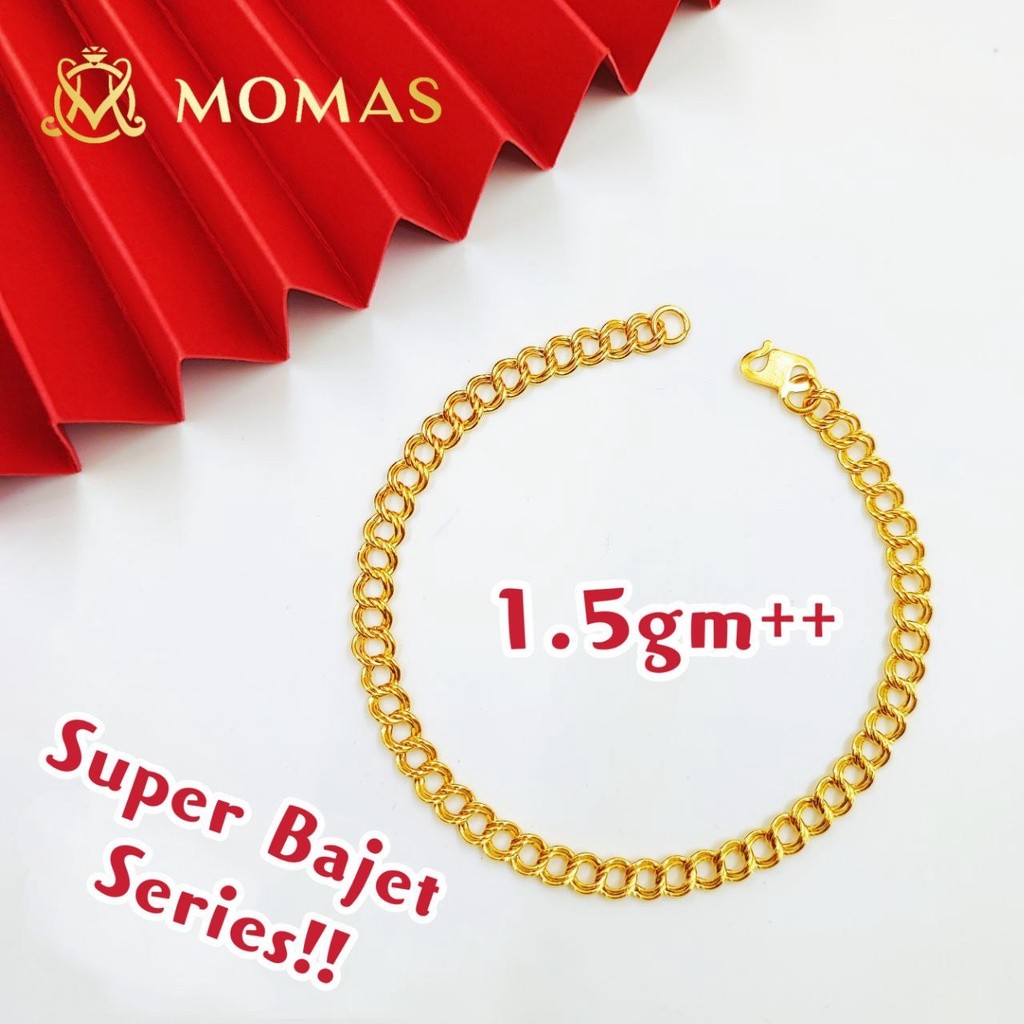 MOMAS Rantai Tangan Coco Pasir Emas 916 Tulen Rantai Tangan Coco Emas 916 Rantai Tangan Emas 916 ...
