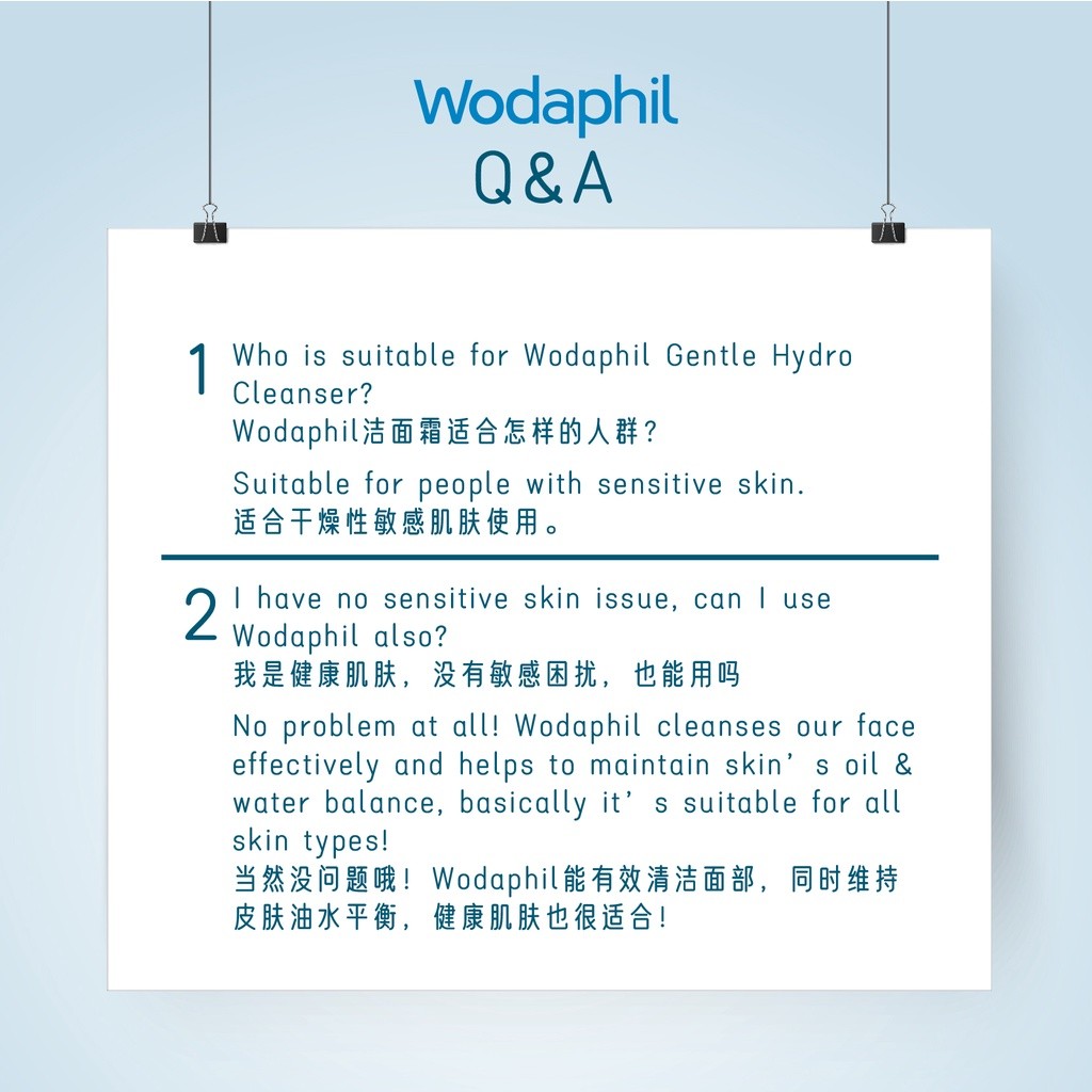 Alpro Pharmacy Exclusive- Wodaphil Gentle Hydro Cleanser 250ml (Daily ...