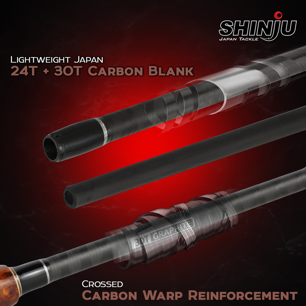 Shinju Kuro Lure Game Joran Pancing Spinning 5'6-7'0kaki FUJI Top Guide ...
