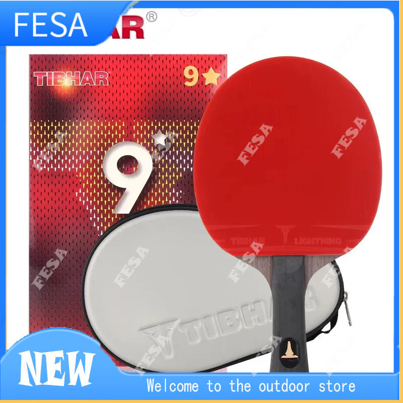 TIBHAR 6/7/8/9 Star Table Tennis Racket Superior Sticky Rubber Carbon ...