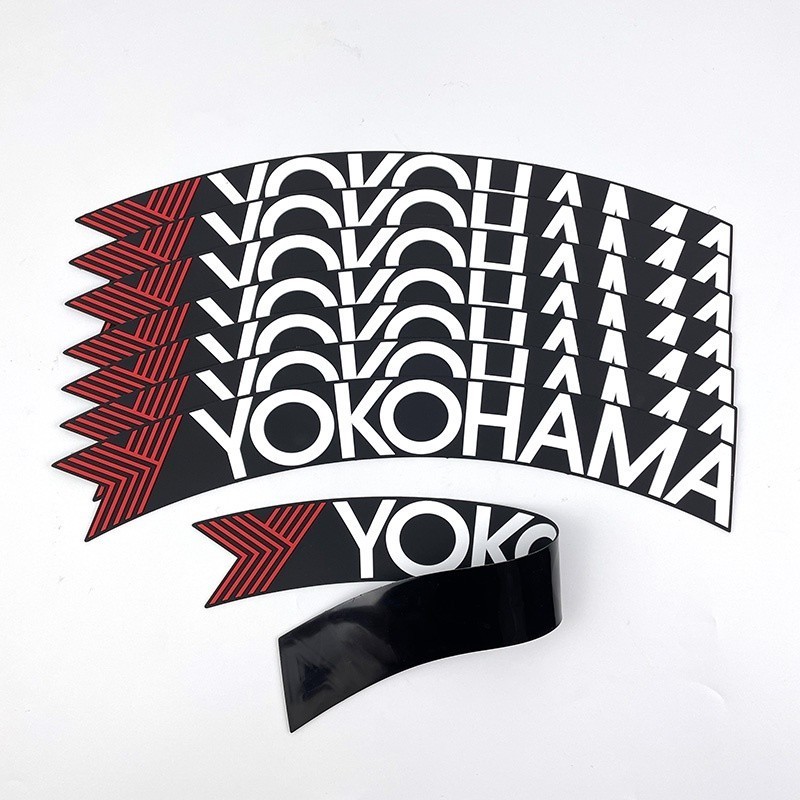 XM-1pc jdm Auto Car Stickers 3D Tyre Letterings PVC Wheel Sticker for ...