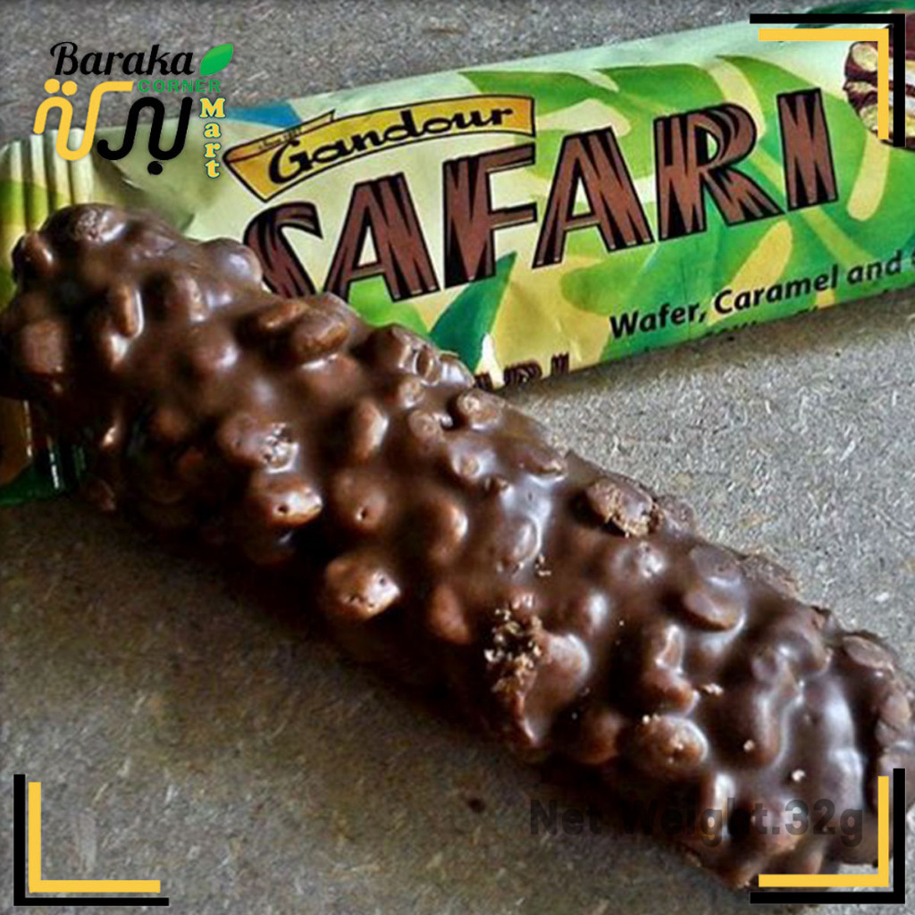 Coklat Safari Chocolate | (Caramel Crisp) Saudi Import New Stock 32g ...