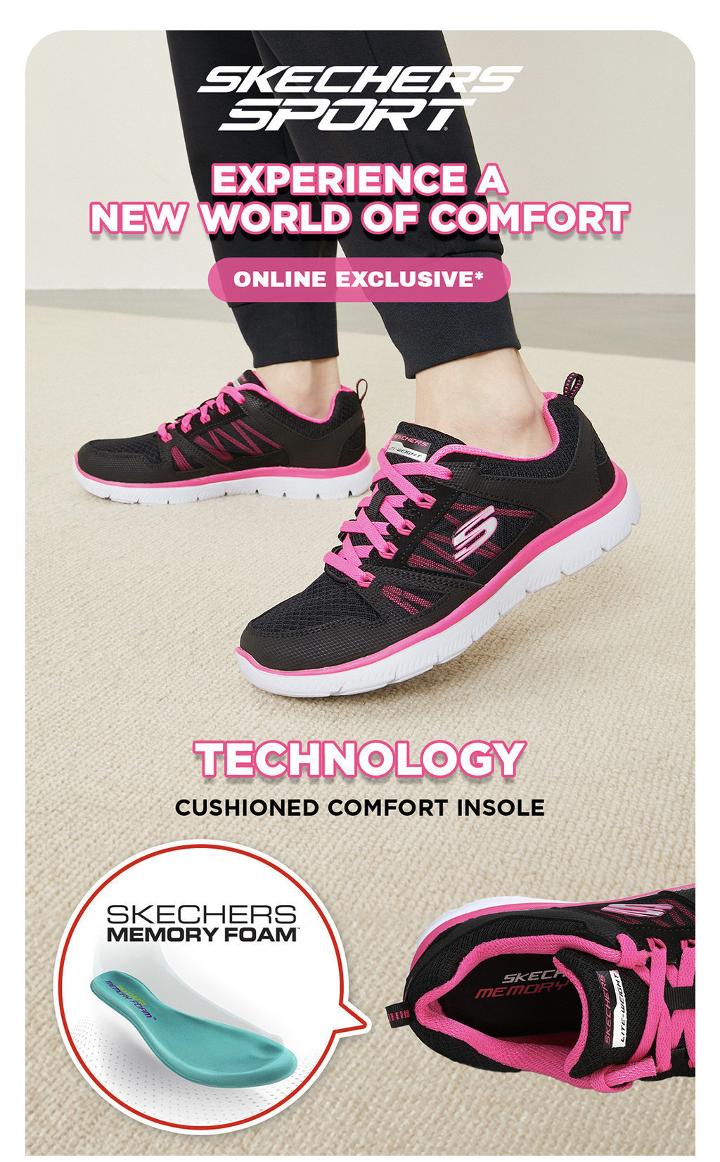 Skechers Online Exclusive Women Summits New World Shoes - 12997-BKHP ...